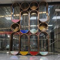 China 2000mm Art Stainless Steel Screen Partition for sale
