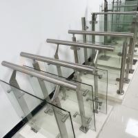 China Grade 201 304 316 Stainless Steel Metal Fabrication Railing Column For Staircase Fence for sale