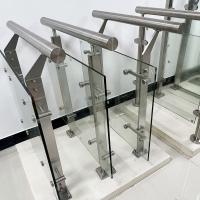 China Grade 201 304 316 Stainless Steel Metal Fabrication Railing Column For Staircase Fence for sale