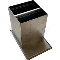 China Metal Fabrication Indoor Outdoor Stainless Steel Trash Cans for sale