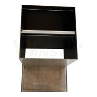 China Metal Fabrication Indoor Outdoor Stainless Steel Trash Cans for sale