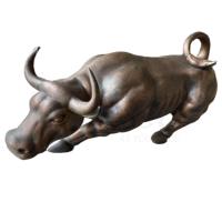 China Antique Bronze Cow Shape Sculpture Bending Custom Stainless Steel Fabrication for sale