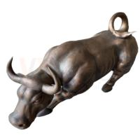 China Antique Bronze Cow Shape Sculpture Bending Custom Stainless Steel Fabrication for sale