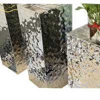 China 8k Mirror Water Ripple Surface Fabrication Decorative Metal Craft for sale