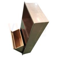 China Laser Cutting Metal Fabrication Brushed Custom Stainless Steel Shelves for sale