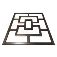 China Decorative Stainless Steel Metal Fabrication Metal Wall Panels Room Divider 201 304 316 Grade for sale
