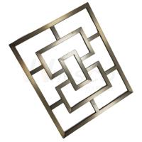 China Custom Laser CNC Machine Cut Natural Home Decoration Handcrafted Inox Metal Fabrication for sale