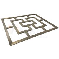 China Custom Laser CNC Machine Cut Natural Home Decoration Handcrafted Inox Metal Fabrication for sale