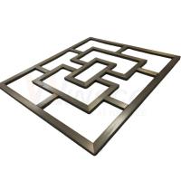 China Custom Laser CNC Machine Cut Natural Home Decoration Handcrafted Inox Metal Fabrication for sale