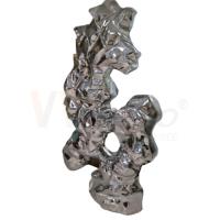China 8k Stainless Steel Metal Fabrication Water Ripple Finshed Office Decoration Sculpture Metal for sale