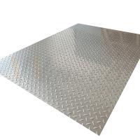 China 20mm-1250mm Embossed Stainless Steel Sheet 2b Surface Rice Grain Shape Anti Slip Plate for sale