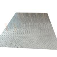 China 20mm-1250mm Embossed Stainless Steel Sheet 2b Surface Rice Grain Shape Anti Slip Plate for sale