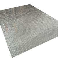 China 20mm-1250mm Embossed Stainless Steel Sheet 2b Surface Rice Grain Shape Anti Slip Plate for sale