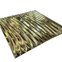 China Sandblasting Groove Embossed Stainless Steel Sheet Custom SS 201 304 316 Titanium Gold for sale