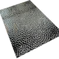 China Decorative 8K Mirror Black Titanium Honeycomb Design Pattern Stainless Steel Embossed Finished for sale
