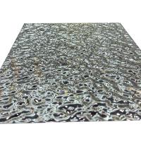 China 5x10 Small Water Ripple 8K Mirror Stainless Steel Embossed Sheet for sale