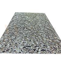 China 5x10 Small Water Ripple 8K Mirror Stainless Steel Embossed Sheet for sale