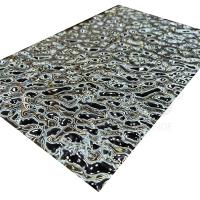 China Water Ripple Embossed Stainless Steel Sheet for sale
