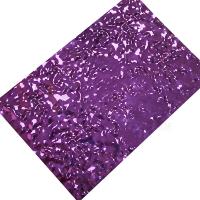 China Purple Color Embossed Stainless Steel Sheet Small Size Water Ripple Anti Skid Road Plates for sale