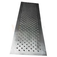 China A240 201 304 316 2mm Perforated Stainless Steel Sheet Hairline Finished for sale
