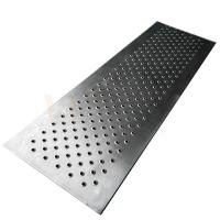 China A240 201 304 316 2mm Perforated Stainless Steel Sheet Hairline Finished for sale