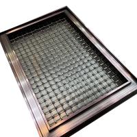 China Coffee Color Stainless Steel Decorative Wire Mesh Panels 201 304 316 Grade for sale