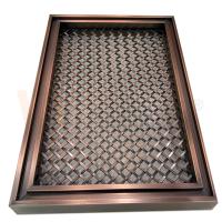 China Red Bronze Ornamental Stainless Steel Woven Screen 201 304 316 Grade for sale