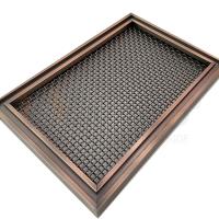 China Yellow Bronze Stainless Steel Decorative Wire Mesh AISI 201 304 316 Architectural for sale