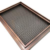 China Yellow Bronze Stainless Steel Decorative Wire Mesh AISI 201 304 316 Architectural for sale