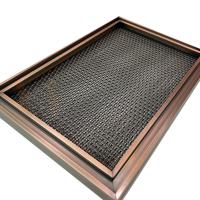 China Modern Metal Design Plain Weave Stainless Steel Wire Mesh 0.5mm-8mm PVD Coating for sale