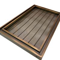 China Custom Size 201 304 316 Material Decorative Stainless Steel Wire Mesh Screen With Pvd Color for sale