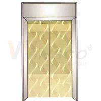 China 0.8mm Elevator Stainless Steel Sheet Mirror Gold Etched 4x8ft for sale