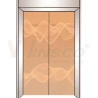 China 1219mmx2438mm Mirror Gold Stainless Steel Sheet Etched Finished Rose Gold for sale