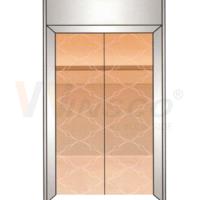 China 1219mmx2438mm Mirror Gold Stainless Steel Sheet Etched Finished Rose Gold for sale