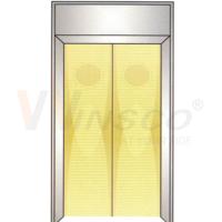 China Hairline PVD Titanium Gold Coating Etched Stainless Steel Sheet For Elevator Door Panels for sale