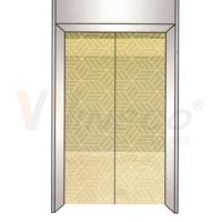 China Mirror Etched Elevator Stainless Steel Sheet Cold Rolled Titanium Gold for sale