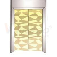 China Mirror Etched Elevator Stainless Steel Sheet Cold Rolled Titanium Gold for sale