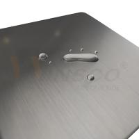 China Silver Color Hairline Stainless Steel Sheet Brushed Finished Grade 201 304 316 for sale