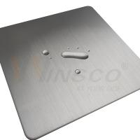 China Silver Color Hairline Stainless Steel Sheet Brushed Finished Grade 201 304 316 for sale