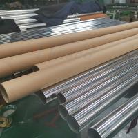 China ASTM A554 304 316 Grade Stainless Steel Round Handrail Tube 33.7–50.8mm for Staircase Railing Systems for sale