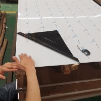 China 20mm-1250mm Embossed Stainless Steel Sheet 2b Surface Rice Grain Shape Anti Slip Plate for sale