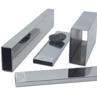 China Decorative Hollow Stainless Steel Rectangular Pipe for sale