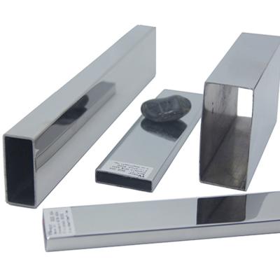 China Decorative Hollow Stainless Steel Rectangular Pipe for sale