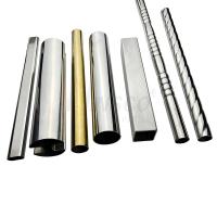 China Custom AISI 201 304 316 Stainless Steel Decorative Tube - Round Square Rectangular Oval Shapes for sale