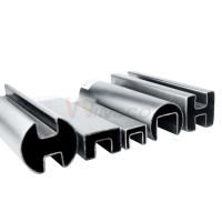 China Single Slot 201 304 316 Stainless Steel Welded Tube Double Groove Round Square Rectangular Oval Inox Special Shaped for sale