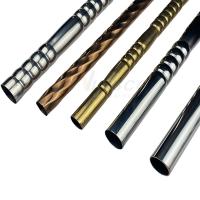 China SUS201 304 316 Inox Pattern Embossed Stainless Steel Decorative Tube 0.5-1.5mm Various Shapes Threaded Pipe For Stair Handrail for sale