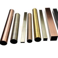 China AISI 201 304 316 PVD Color Stainless Steel Decorative Tubes Manufacturer for sale