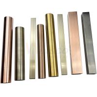China AISI 201 304 316 PVD Color Stainless Steel Decorative Tubes Manufacturer for sale