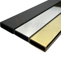 China AISI 304 316 Decorative Stainless Steel Tubes with Customizable Surface Finish for Bathroom Fixtures and Shower Enclosures for sale