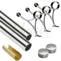 China Colored Stainless Steel Bar Foot Rail Tube 42.4-63.5mm Diameters 201/304/316 Grades by VVINSCO for sale